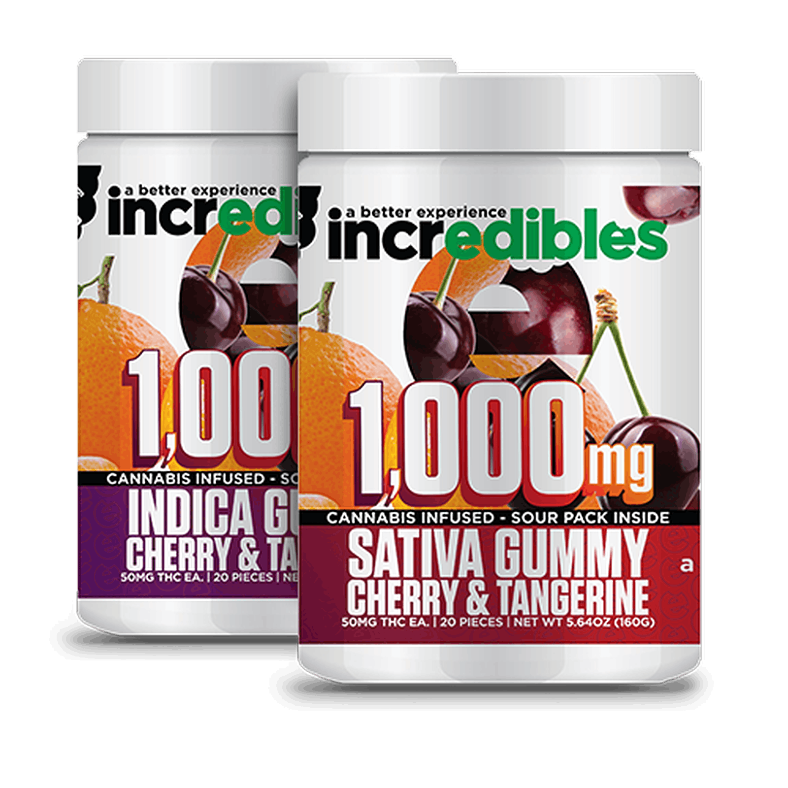 Incredibles Mixed Fruit Gummy 1000mg Med Leafly